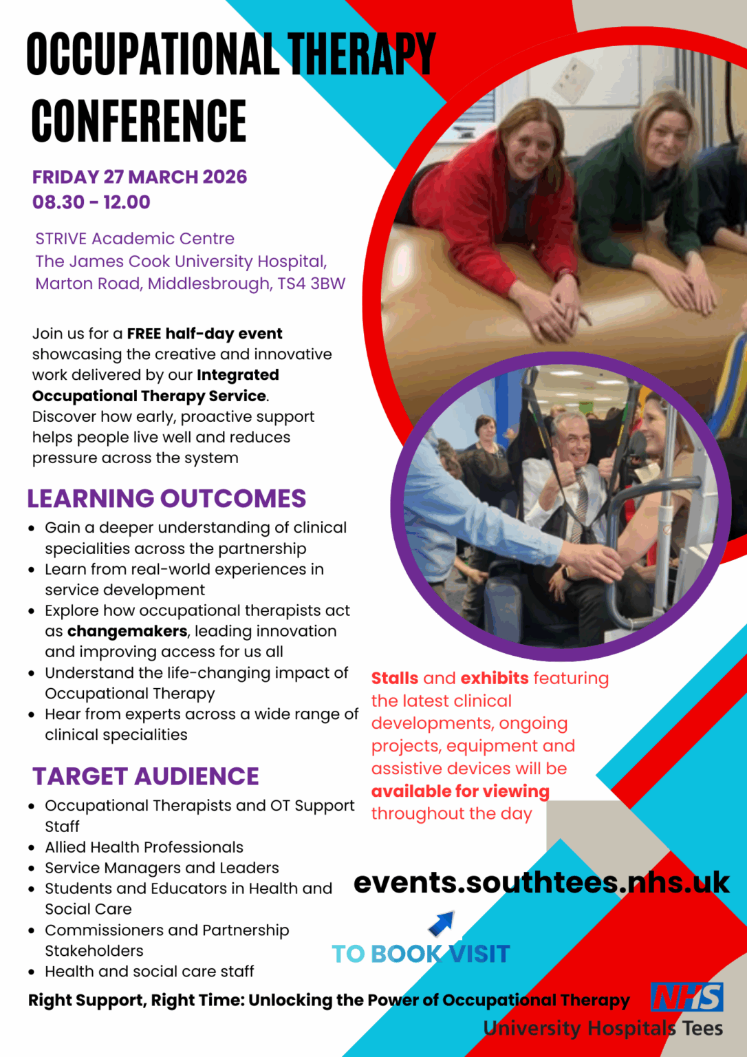 Occupational Therapy Conference - University Hospitals Tees Conferences ...